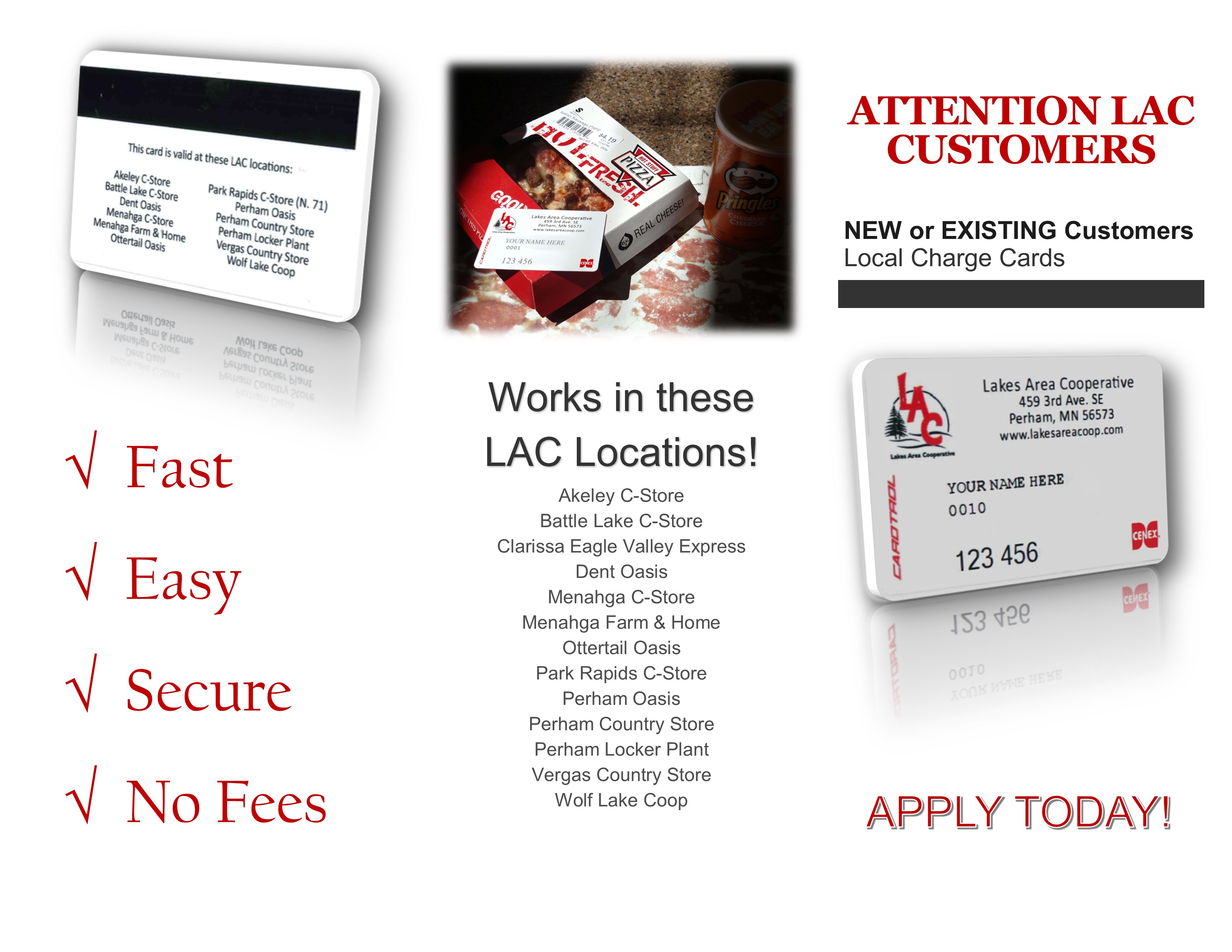 LCC Local Charge Card Signup